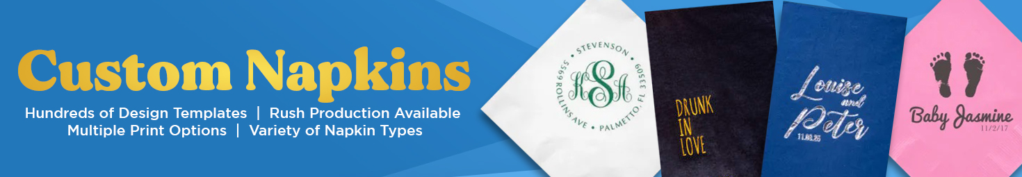 Custom Printed Napkins Direct Wholesale Pricing